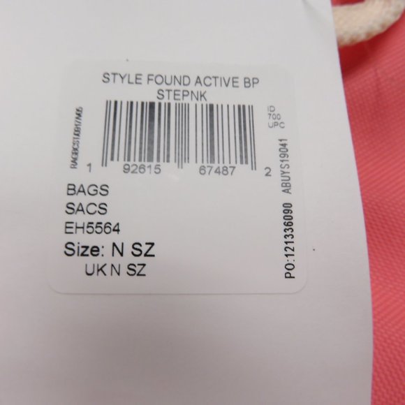 Reebok | Bags | Reebok Style Active Foundation Backpack Pink New | Poshmark